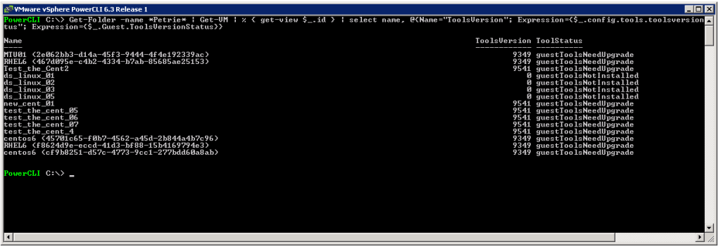 Get VM Tools Version with VMware’s PowerCLI – CaptainvOPS