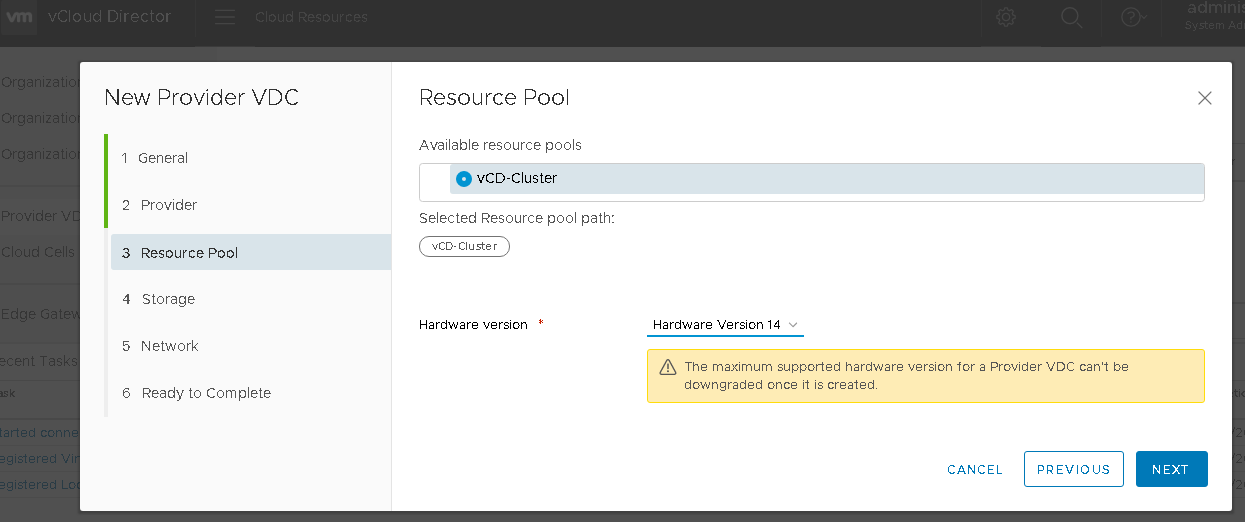 Configuring vCloud Director 10 Part 2. Adding Provider Virtual Data Center. – CaptainvOPS