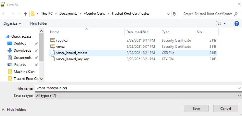 Microsoft CA: Installing Custom vSphere 7 Certificates, and Enabling ...
