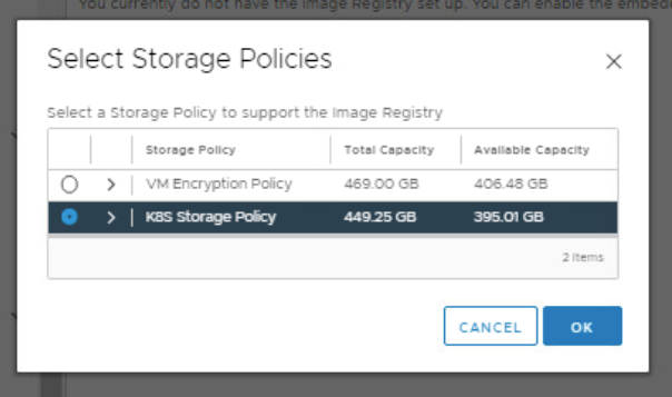 vSphere with Tanzu on VMware Cloud Foundation – Enable Embedded Harbor ...