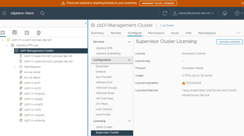 vSphere with Tanzu – CaptainvOPS